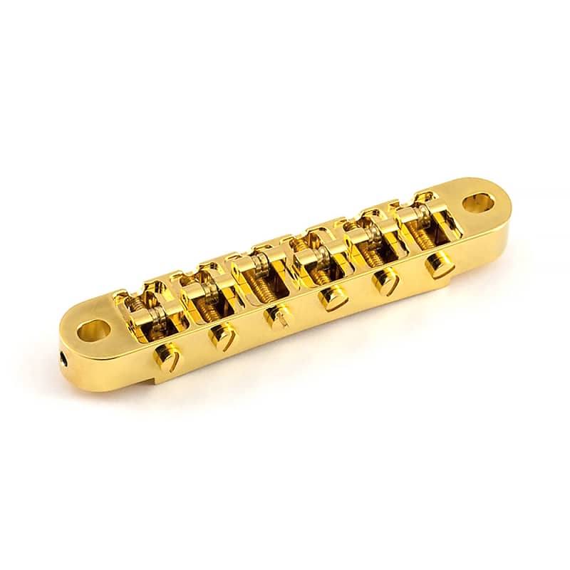 ABM 2400 Roller Tune-o-matic Bridge (Gold) | Reverb