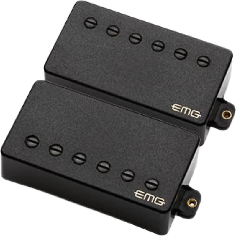 EMG REV Prashant Aswani Signature Humbucker Pickup Set, Black | Reverb