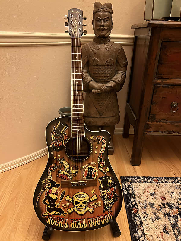 Rare! Fender Vince Ray Rock & Roll Voodoo Limited Edition | Reverb