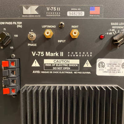 Miller & Kreisel V-75 Mark II Subwoofer Black | Reverb
