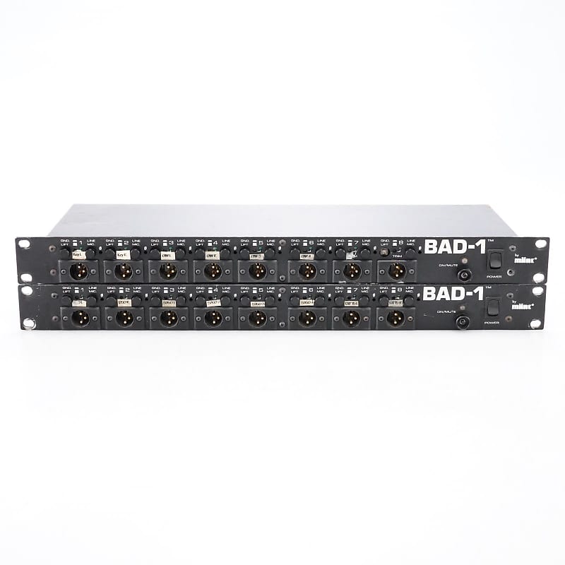2 MARC BAD-1 8-Channel DI Rack Units Russell Ferrante #53318 | Reverb
