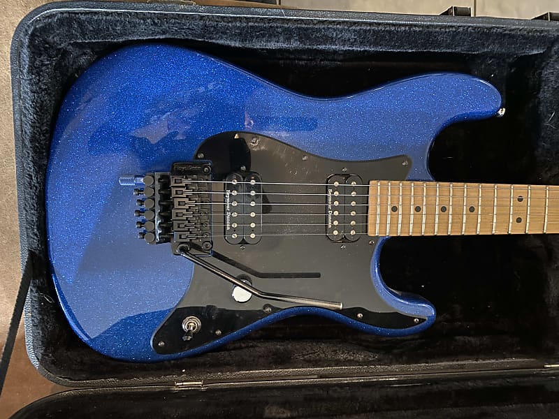 Charvel So Cal U.S.A. Blue Sparkle | Reverb