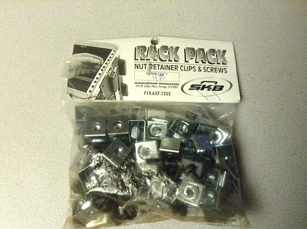 SKB Rack pack nut retainer clips and screws large 48 pack | Reverb