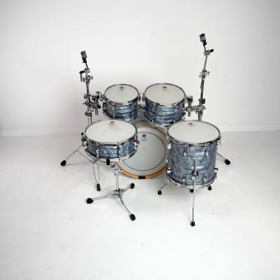 Sakae Trilogy 5-Piece Drum Kit in Sky Blue Oyster Including | Reverb