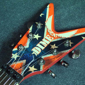 2011 Dean Dimebag Dixie Rebel Electric Guitar W/Hardshell | Reverb