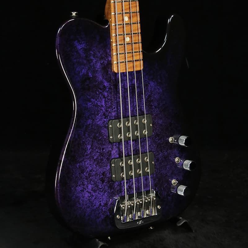 G&L Custom Shop ASAT Bass Purple Marble 2019 [SN CS1906005] | Reverb
