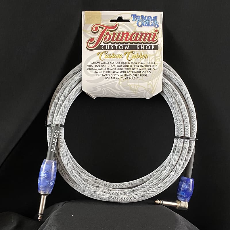 Tsunami Cables Custom Shop 15' Premium Instrument Cable, | Reverb