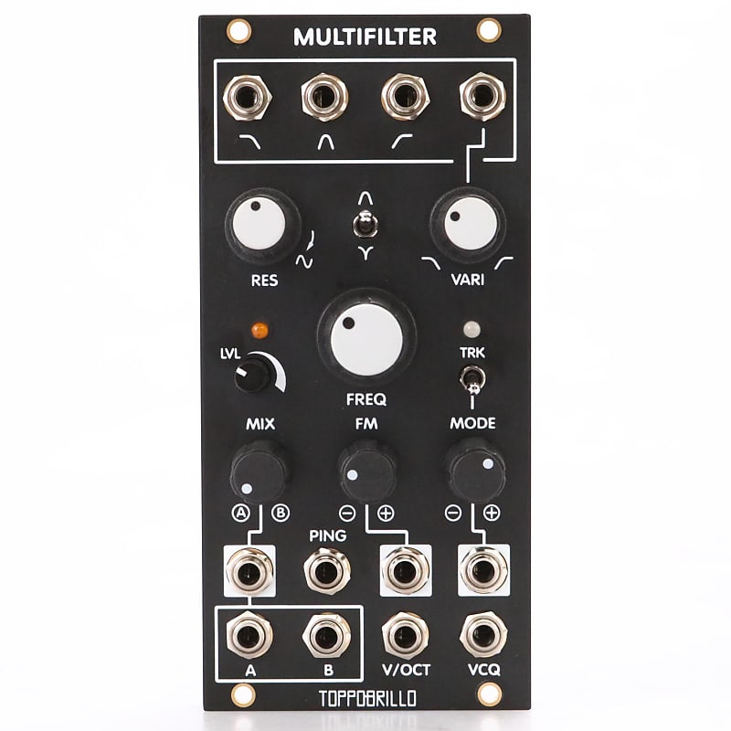 Toppobrillo Multifilter 2 Black Multi-Mode VCF Filter | Reverb