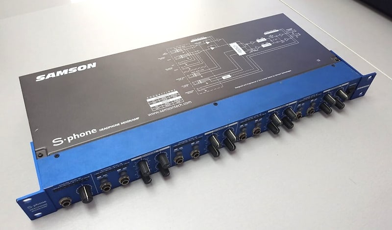Samson S-Phone 4 Channel Headphone Mixer Amplifier | Reverb