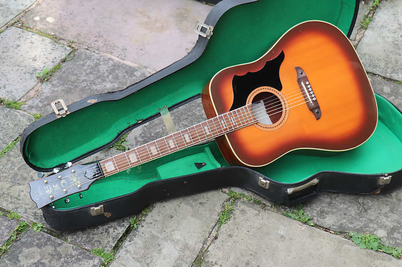 Rare Top Line First Edition EKO Rio Bravo + OHSC + Pro Setup | Reverb