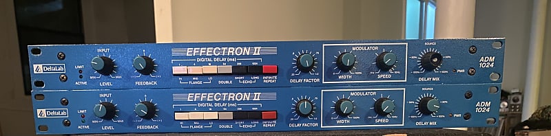 DeltaLab Effectron II ADM 1024 Digital Delay ( Pair ) | Reverb