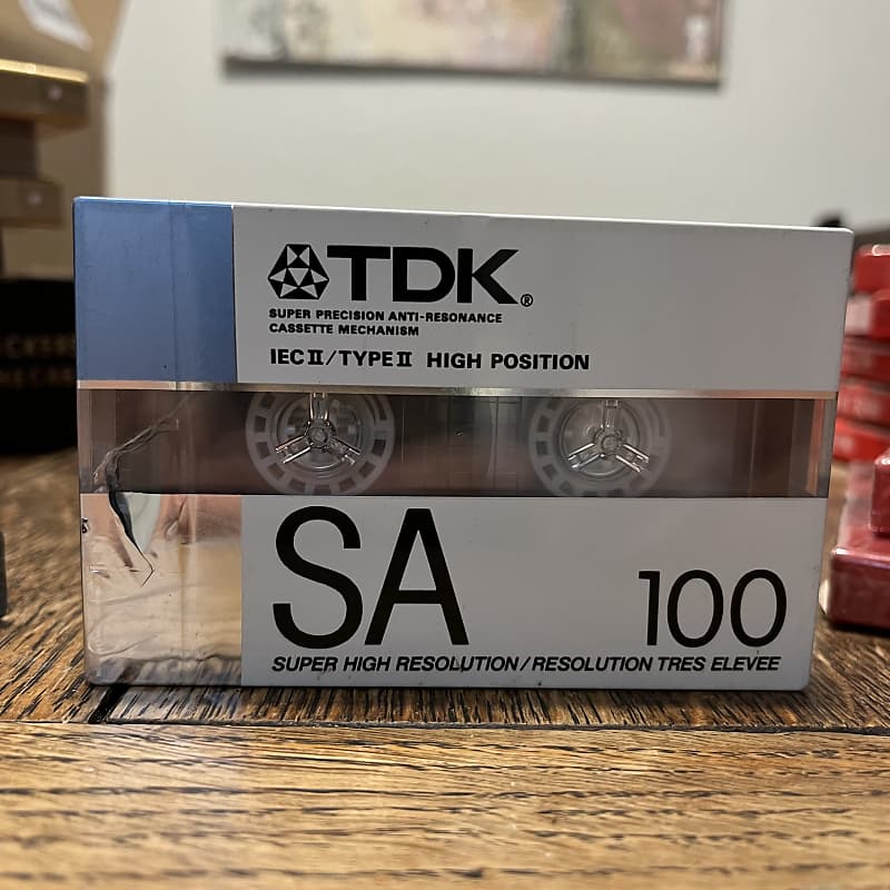 TDK SA 100 Super High Resolution Type II Cassette 1988 - | Reverb