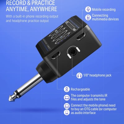 Donner Guitar Headphone Amp, Mini Turbo Headphone Amplifier | Reverb