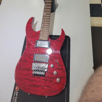 Samick Interceptor Quilted Red Floyd Rose | Reverb