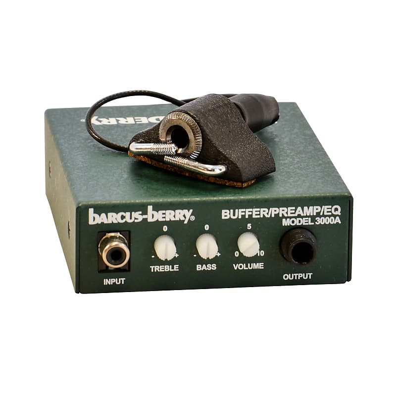 Barcus Berry 3110 Clamp-On Violin Bridge Piezo Pickup w/ | Reverb