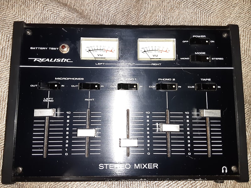 Realistic Stereo Mixer 32-1100A | Reverb