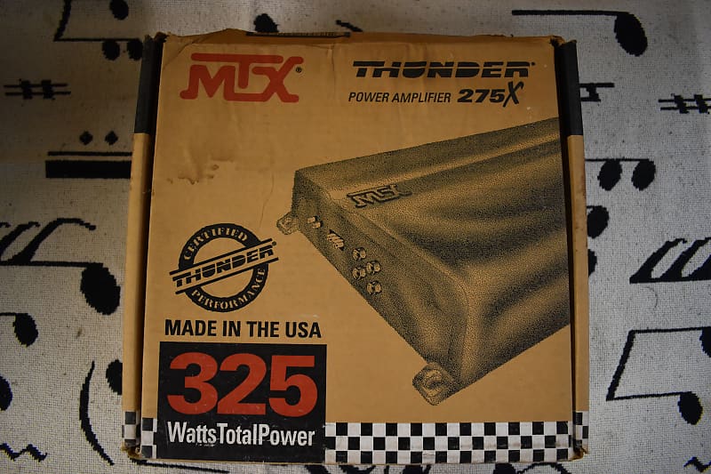 MTX THUNDER 275X AMPLIFIER | Reverb
