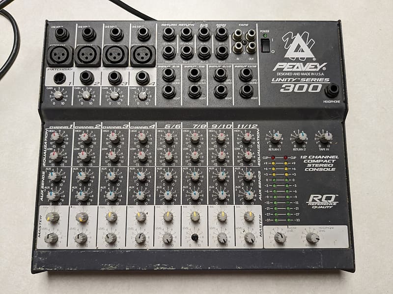 Peavey Unity 300 12 Channel Compact Stereo Console | Reverb