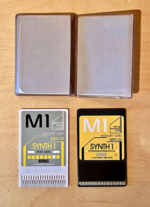 KORG M1 MEMORY/SOUND CARDS | Reverb