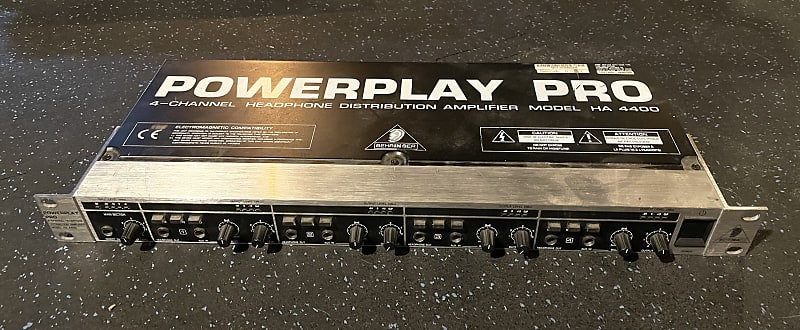 Behringer Powerplay Pro HA4400 4-Channel Headphone Amplifier | Reverb