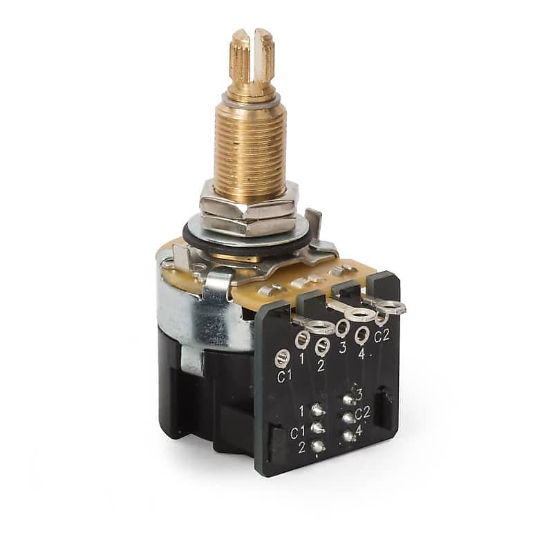 CTS Push-pull Pots, DPDT, Long split shaft, 500K-ohm (CTS | Reverb