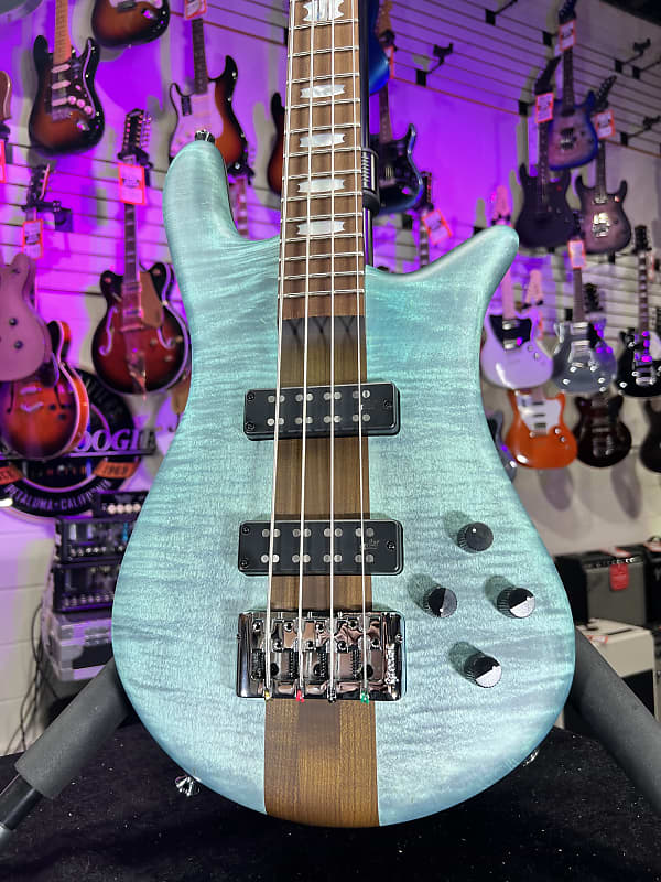 Spector Euro 4 RST Bass Guitar - Turquoise Tide Auth Dealer | Reverb
