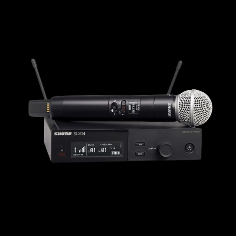 Shure SLXD24/SM58 Digital Wireless Handheld Microphone System | Reverb