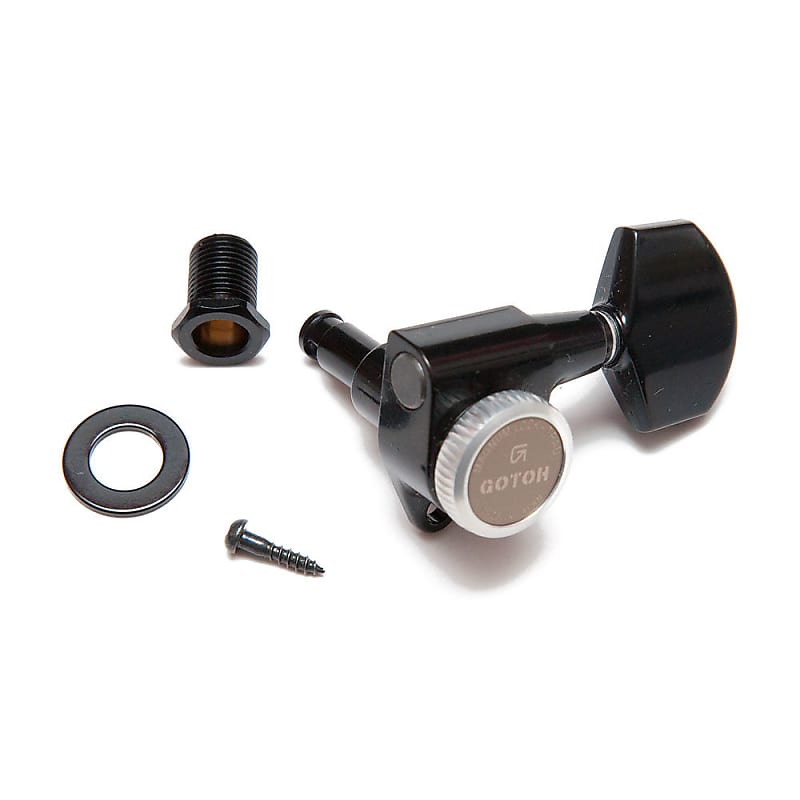 Gotoh SG301 Traditional Magnum Locking Tuners 3 x 3 (Black, | Reverb