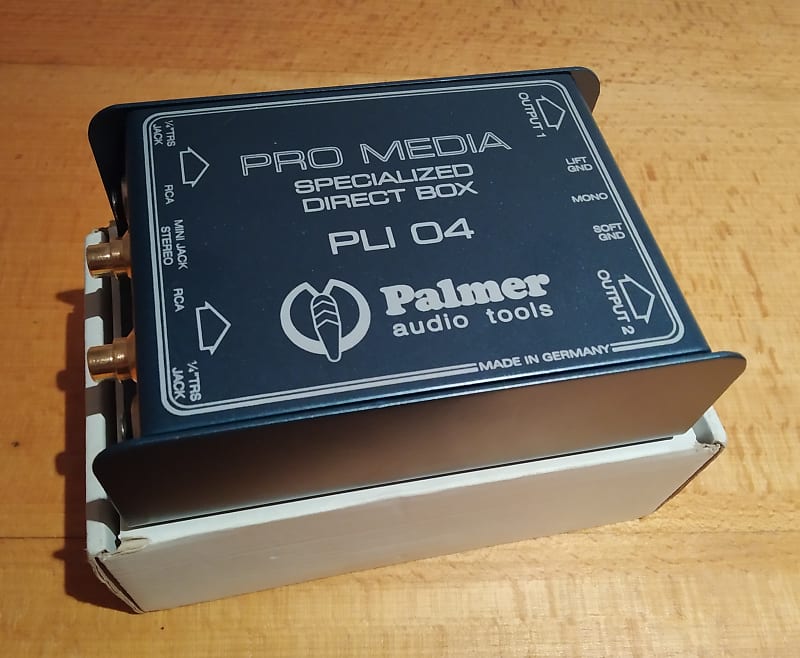 Palmer PLI 04 Pro Media - Passive 2-Channel DI Box | Reverb UK