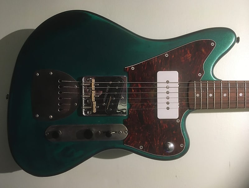 Jazzcaster Telemaster Offset Telecaster Metallic Neptune | Reverb