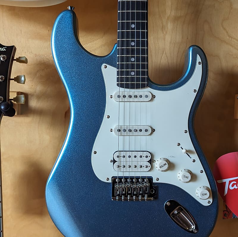 New Tagima TG-540 HSS Strat Lake Placid Blue | Reverb