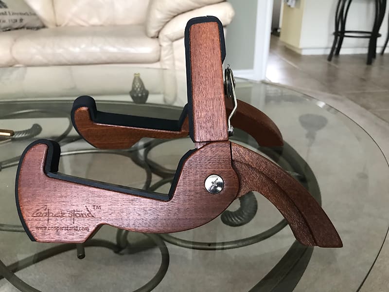 Cooper Pro G , Mahogany,Folding Guitar Stand | Reverb