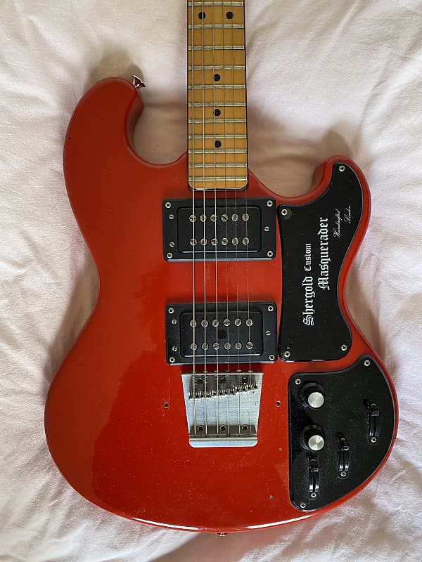 Shergold Masquerader 1980 - Red | Reverb