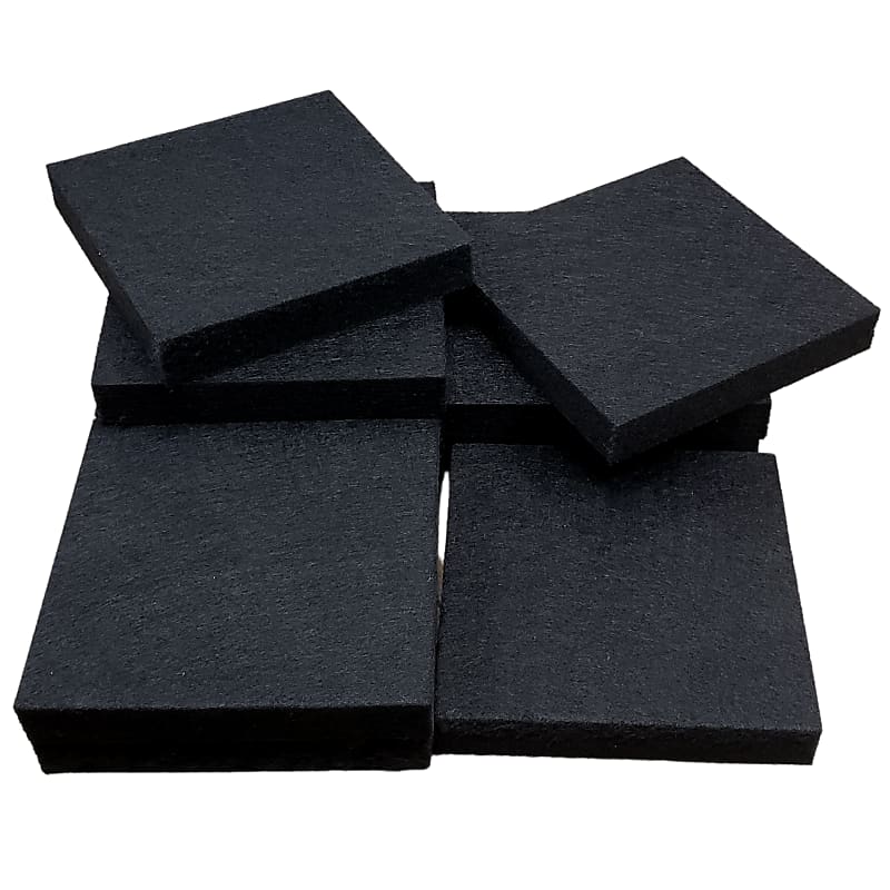 SilentFiber™ Acoustic Polyester Blocks (24pk) Black NEW Peel | Reverb