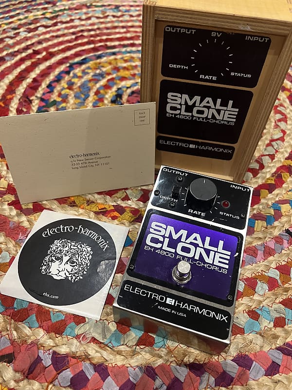 Electro Harmonix Small Clone 1990’s Chrome | Reverb