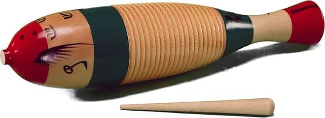 15" Wood Guiro w/ Scraper | Reverb