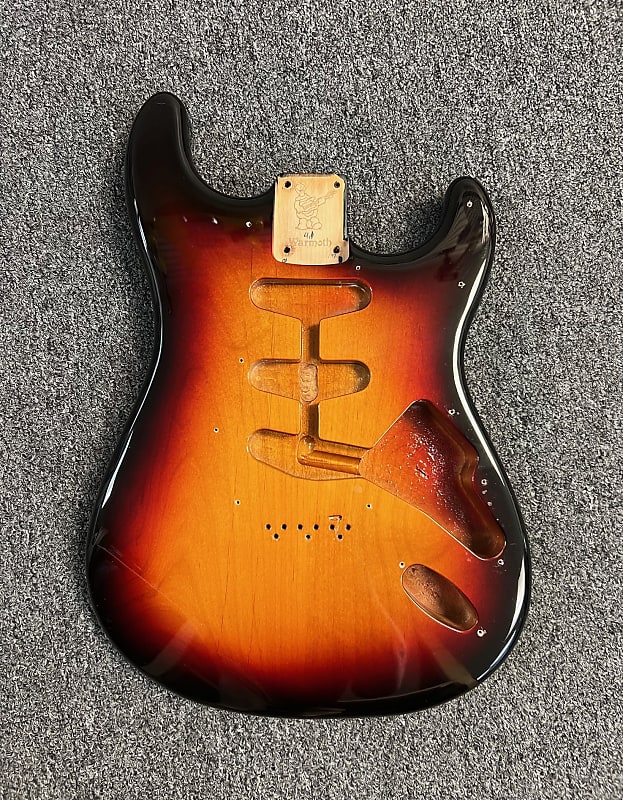 Warmoth Strat Body - Sunburst / Non-Trem | Reverb