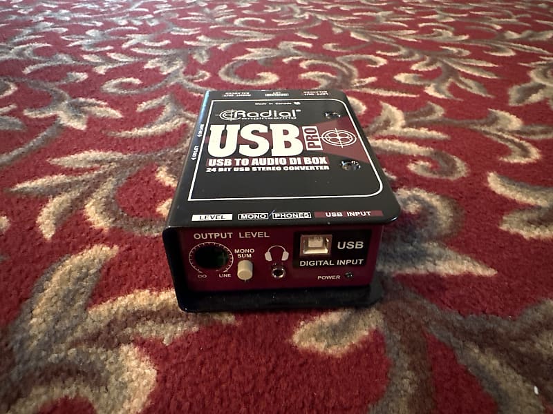 Radial USB Pro USB-to-Audio DI Box | Reverb