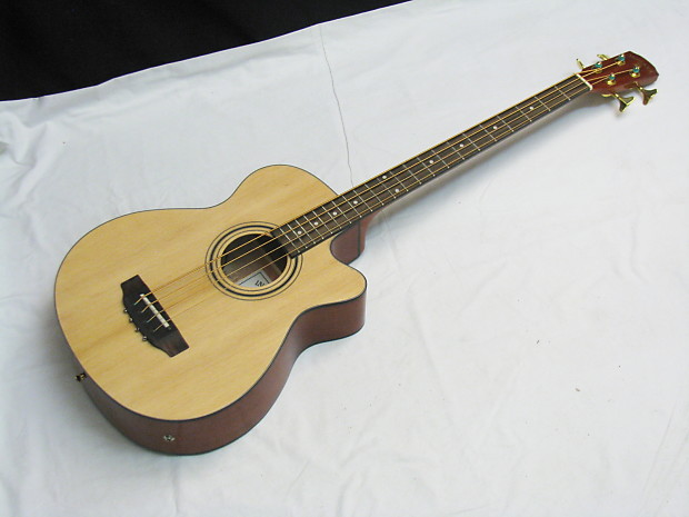 Indiana Scout acoustic electric 4-string bass guitar | Reverb