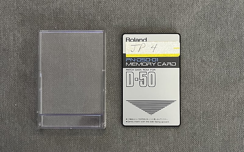 Roland D-50 Synthesizer Memory Card PN-D50-01 Patch Data Rom | Reverb