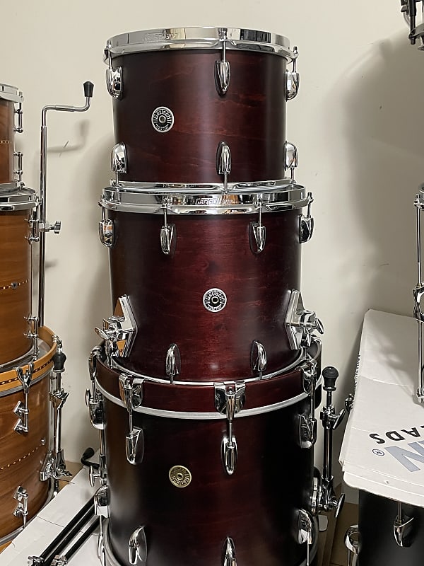 Gretsch USA / Brooklyn Satin Walnut 12 & 14 w 16 bass Bop | Reverb