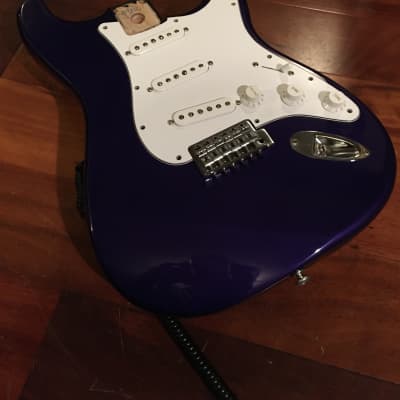 Gen. Fender Midnight Blue Purple Standard Strat Stratocaster | Reverb