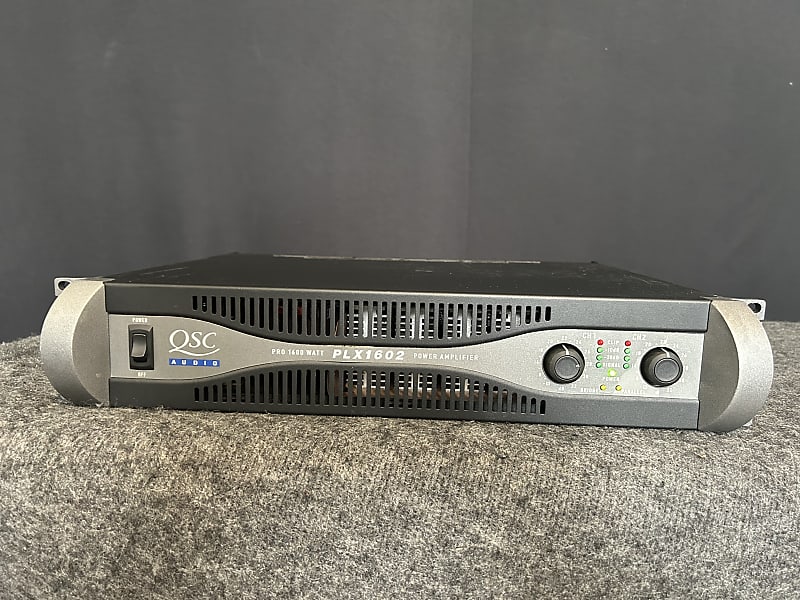 QSC Rackmount PLX-1602 Pro 1600W Power Amplifier | Reverb