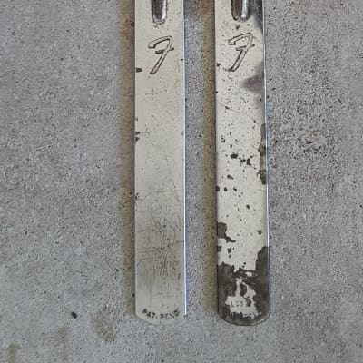 1960's Fender Guitar Amp Amplifier 19" Chrome Tilt Back Legs | Reverb