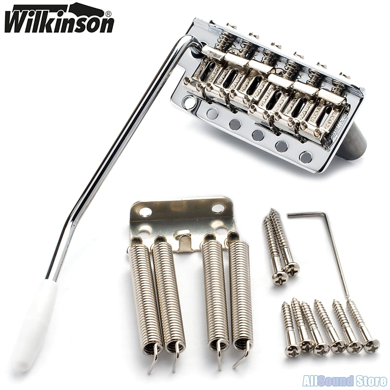 WILKINSON WVCSB STEEL BLOCK 6-Hole Tremolo Bridge for | Reverb UK