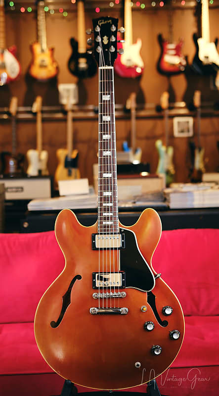 Gibson 1965 ES-335 - Faded Burgundy Sparkle Finish with | Reverb