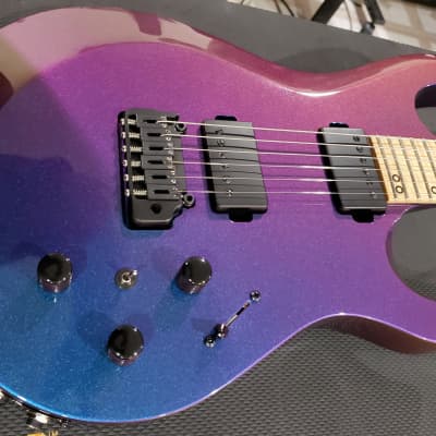 Kiesel Aries Neck-Thru 2022 - Metallic Blue/Purple Color | Reverb