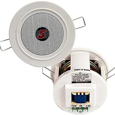 5Core 2 Pieces 3 inch Ceiling in Wall Speaker Home Restaurant | Reverb