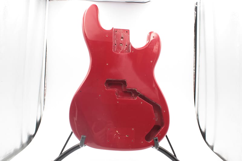 Samick MIK Vintage LB-11/R Red Electric P Bass Guitar Body | Reverb UK