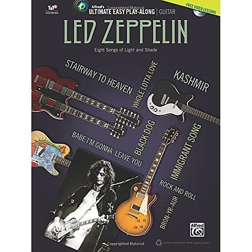 Led Zeppelin: Easy Guitar Tab Led Zeppelin | Reverb UK